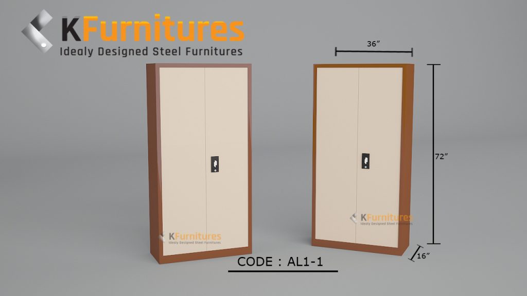 Steel Almirah, Large ( 6 Ft Height ) (AL1-1) | Premier Steel Furniture ...