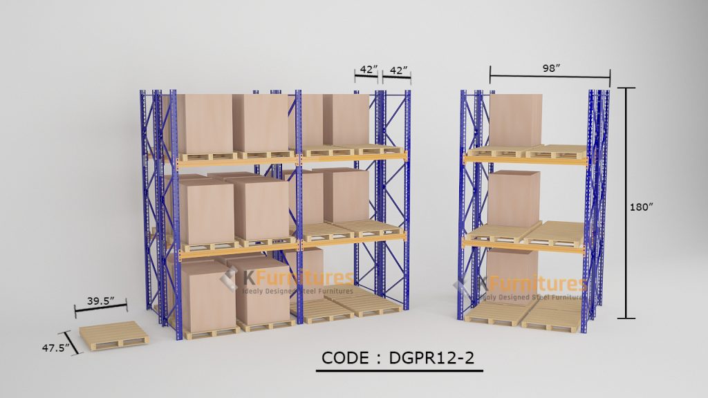 Double Deep Racking System | Premier Steel Furniture Manufacturer Pakistan