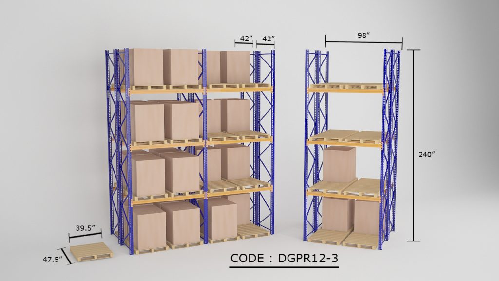 Double Deep Racking System | Premier Steel Furniture Manufacturer Pakistan