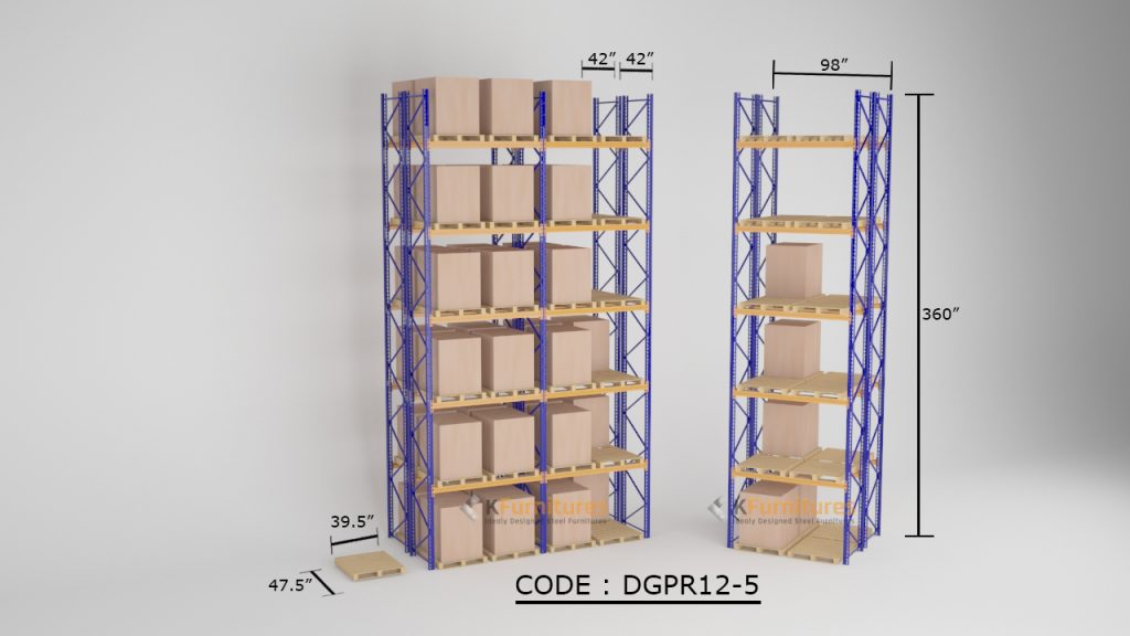 Double Deep Racking System | Premier Steel Furniture Manufacturer Pakistan