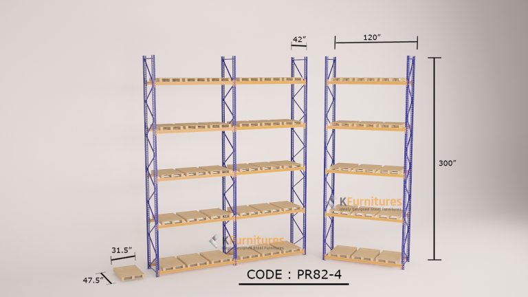 PR82-4, 5 Levels (80 x 120 Pallet) – Selective Pallet Racking System ...