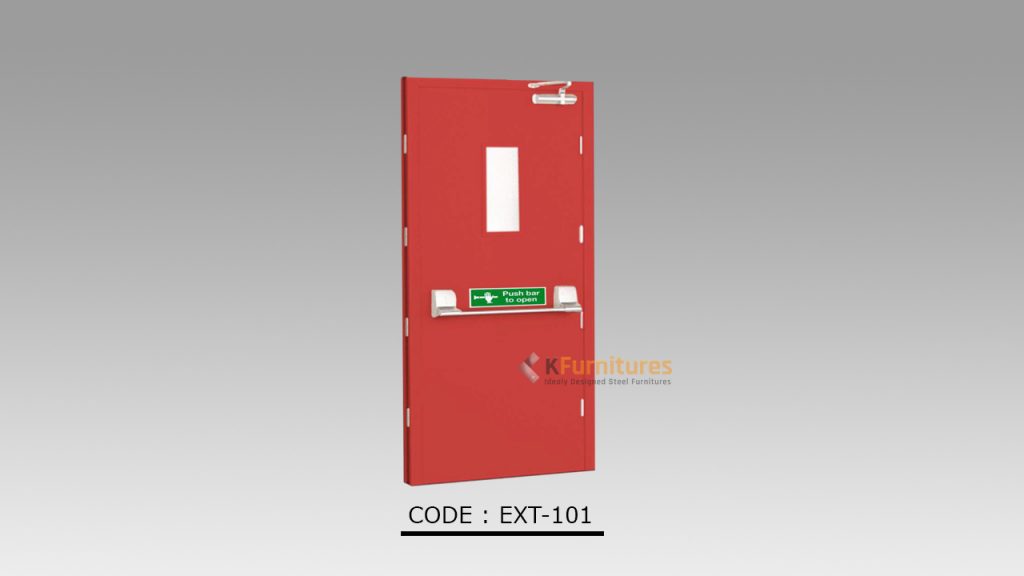 EXT-1, Emergency Exit Door – Single Leaf Fire Rated Metal Door ...