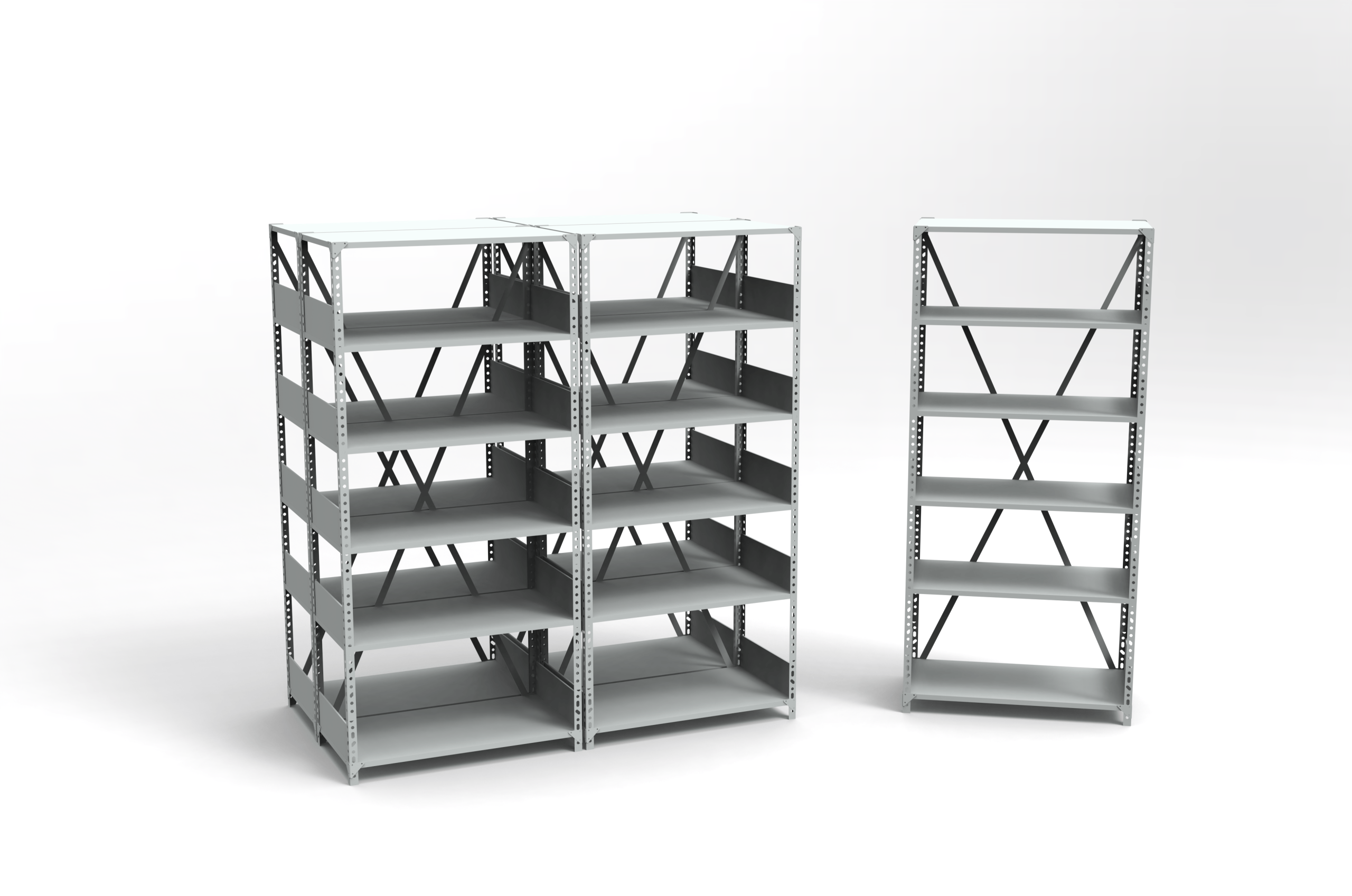 Slotted Angle Shelving 4 | Premier Steel Furniture Manufacturer Pakistan